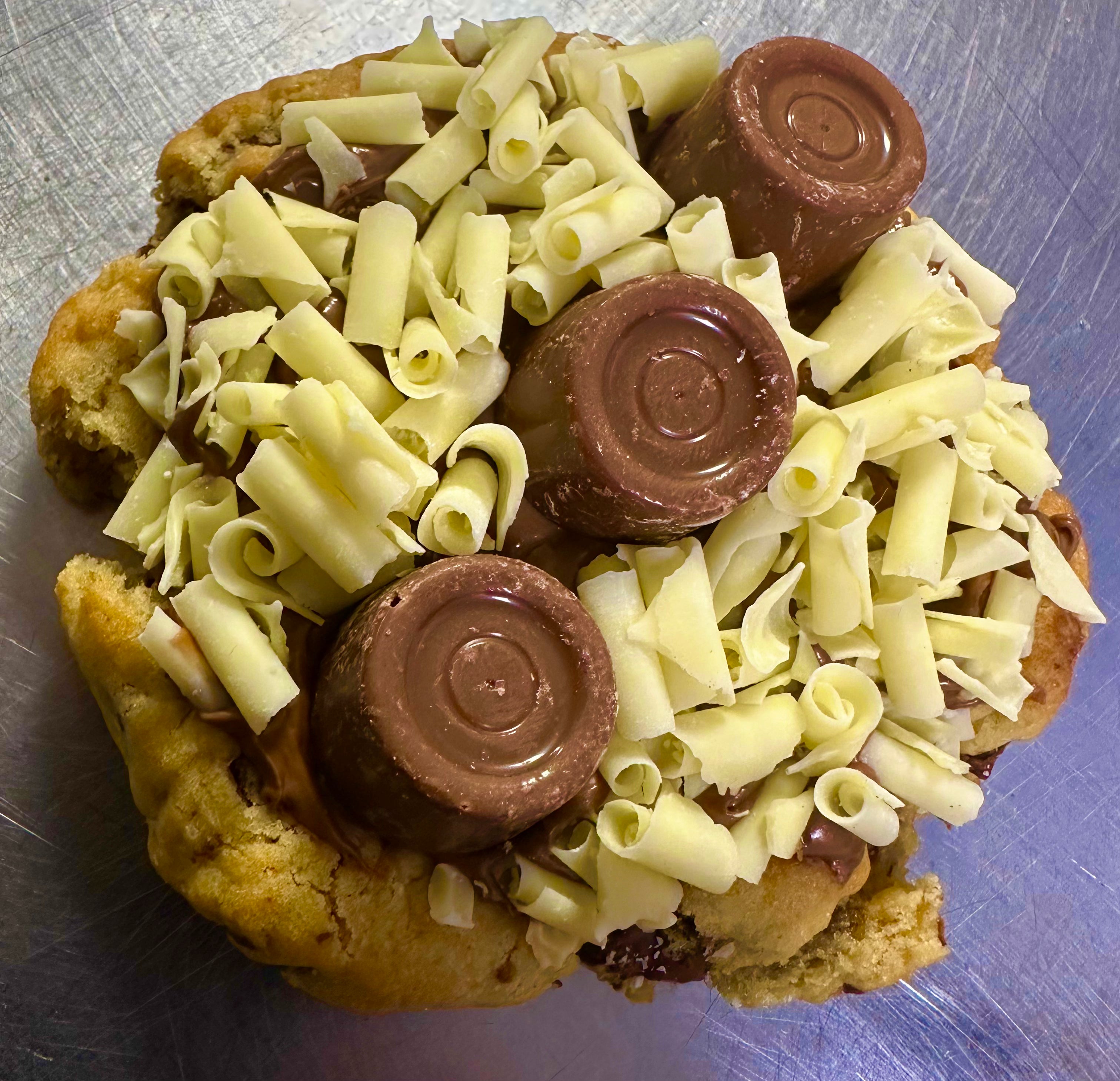 Chunky Choco Chip Rolo & White Chocolate Cookie – Herbies Bakes